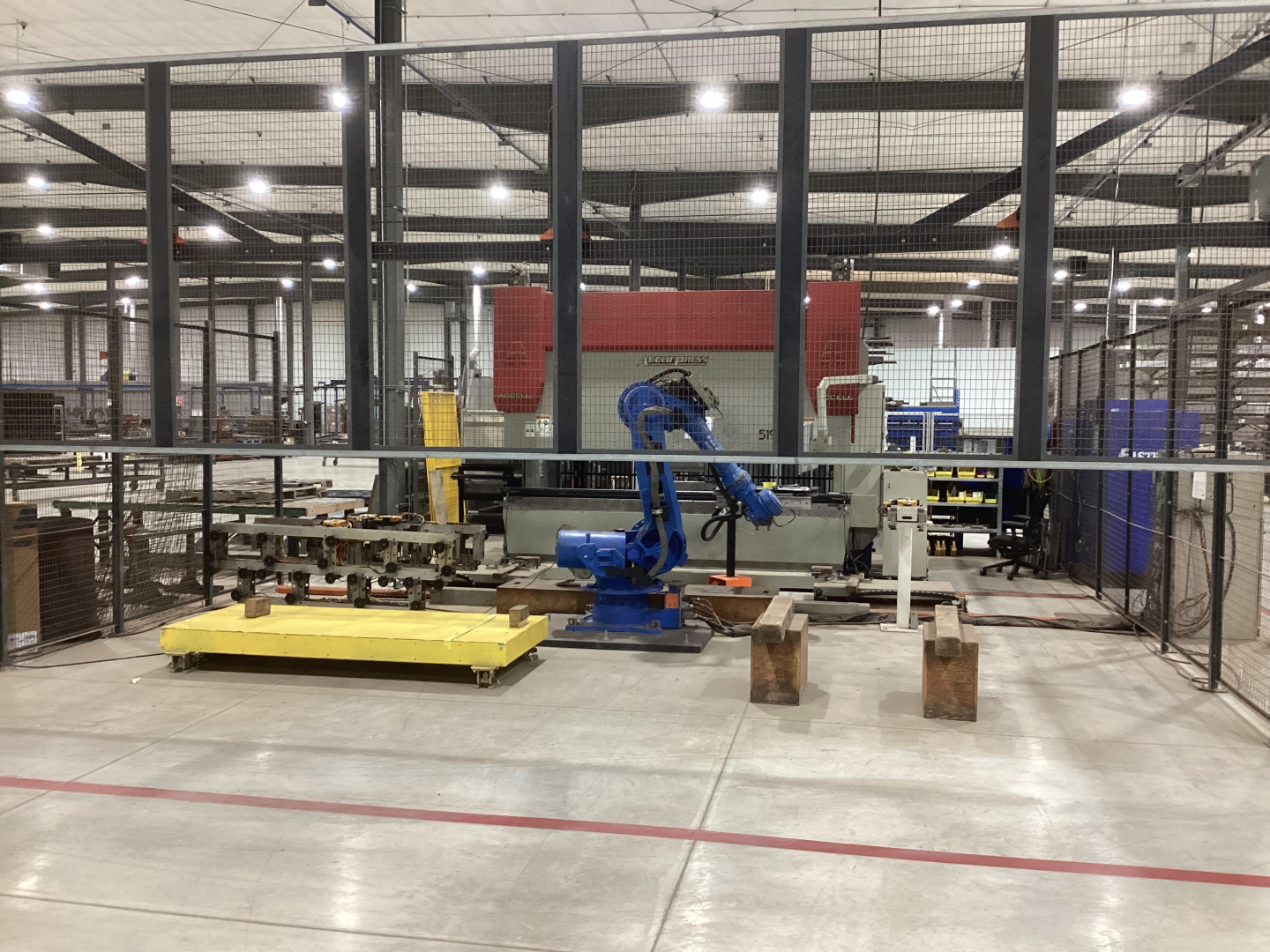 Used Yaskawa Motoman MH250 DX100 Robotic Cell for Sale | 6-Axis Press ...